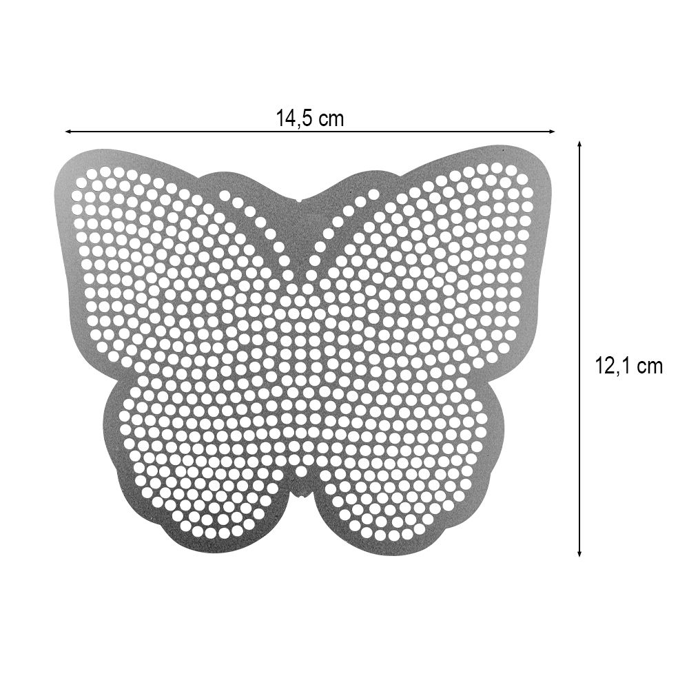 Diamond-Painting-Lineal, Schmetterling, Motivgröße: 14,5cm x 12,1cm ...