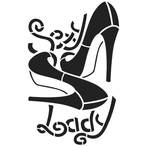 Laser-Kunststoff-Schablone, DIN A3, Sexy Lady | Textil-Schablonen ...