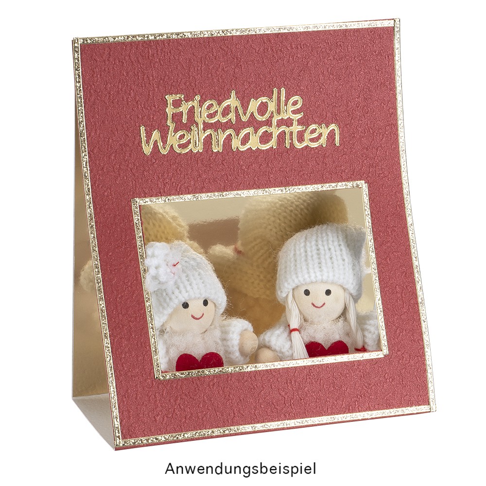 Winter-Püppchen, Leni & Arne, 6,5cm hoch, 2 Stück | Deko-Figuren | Deko ...