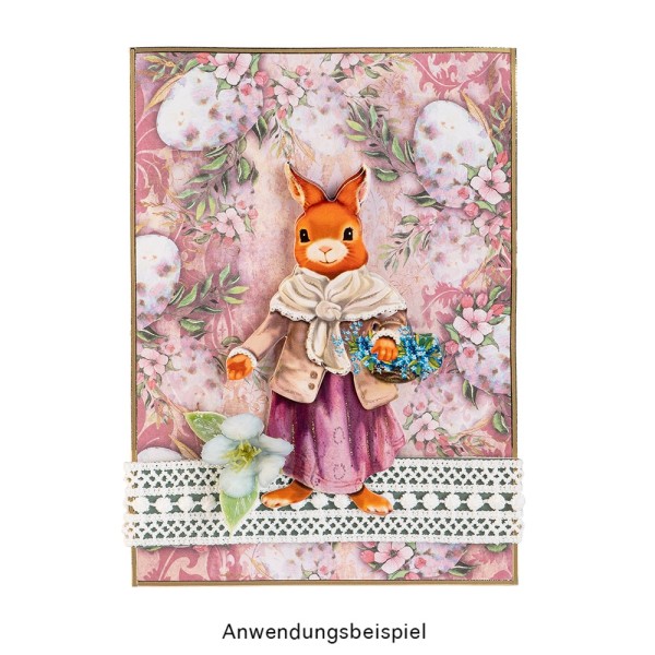 3-D Motive, Hasenpaare, 4-11cm, 10 Motive | Oster 3-D Motive | Basteln ...