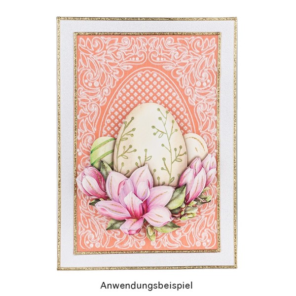 3-D Motive, Ostereier mit Blumen, 7,5-9,5cm, 10 Motive | Oster 3-D ...