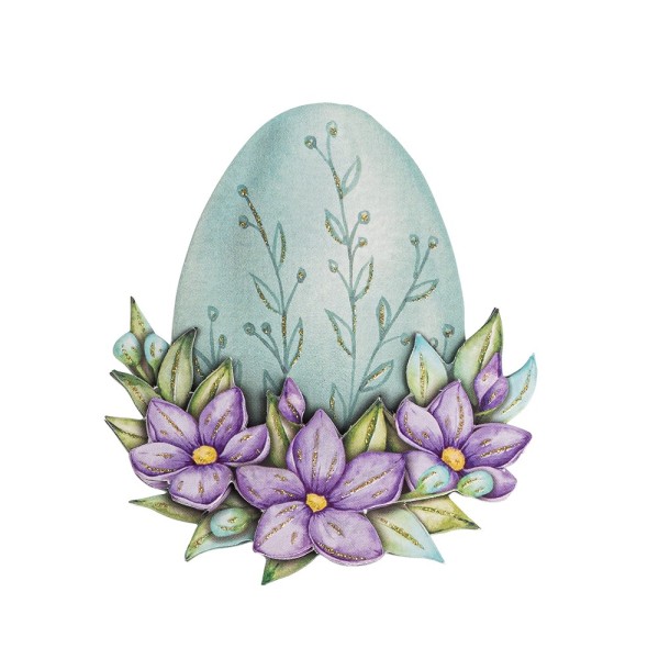 3-D Motive, Ostereier mit Blumen, 7,5-9,5cm, 10 Motive | Oster 3-D ...